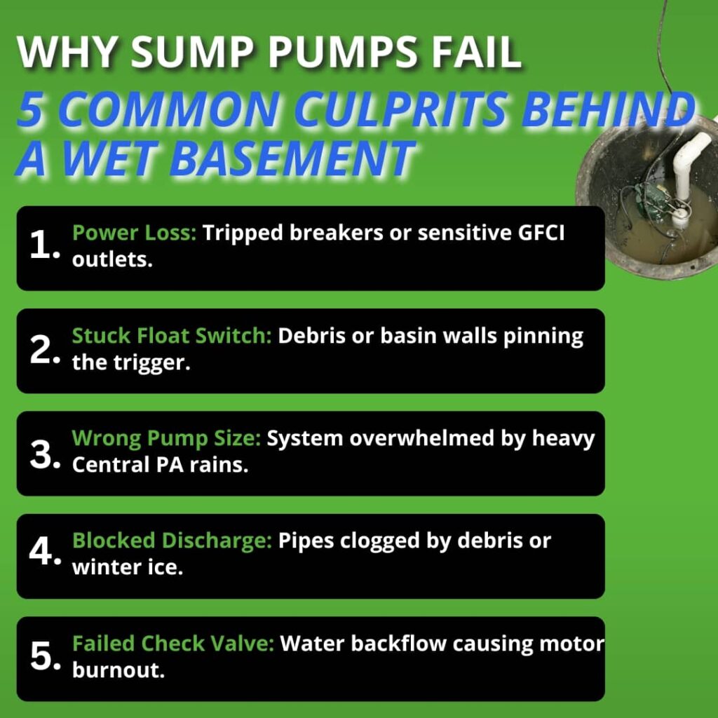 Signs and Risks of a Home's Sump Pump Not Working | Enviroquest